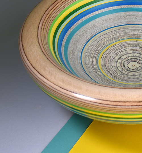 upcycled paper bowls - Graham Lester studio