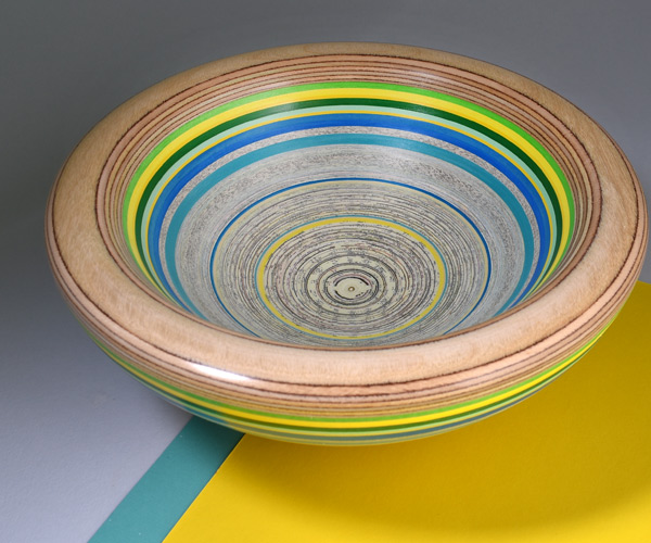 upcycled paper bowls - Graham Lester studio